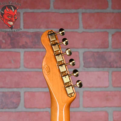 Fender USA Custom Shop Thinline Telecaster Gold Sparkle 1990 | Reverb