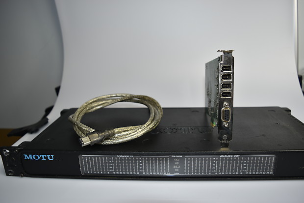 MOTU 24IO Black with PCIe-424 InterfaceCard | Reverb