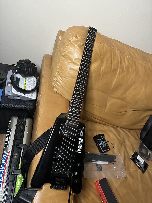 Hohner G2t - Black Headless Steinberger Trem Headless full | Reverb