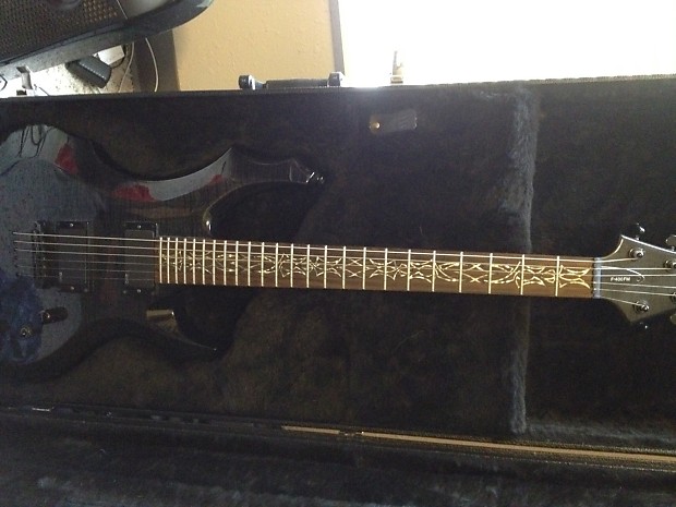 ESP LTD F-400FM 2005 Black | Reverb