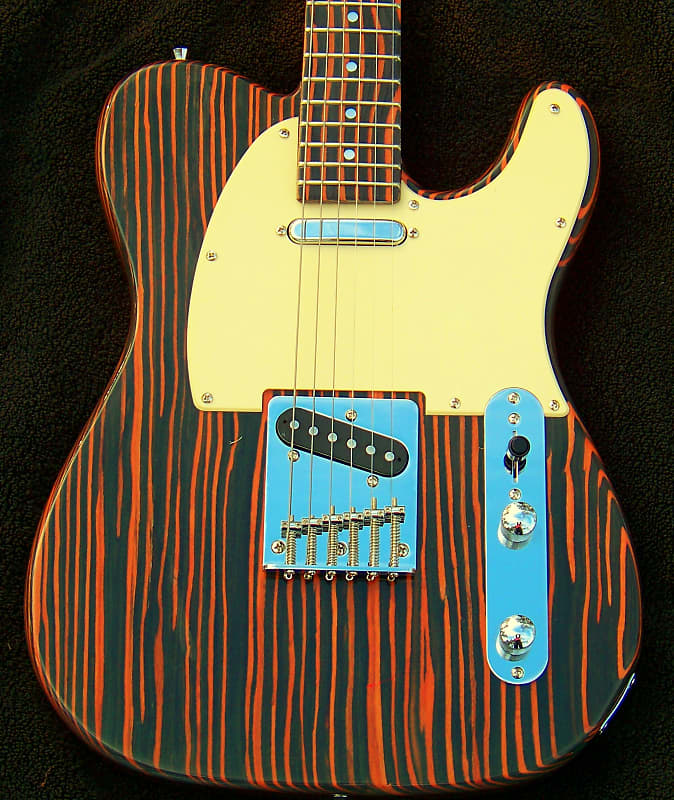 Zebrawood Masterbuilt Custom Shop Telecaster 2023+Treble | Reverb