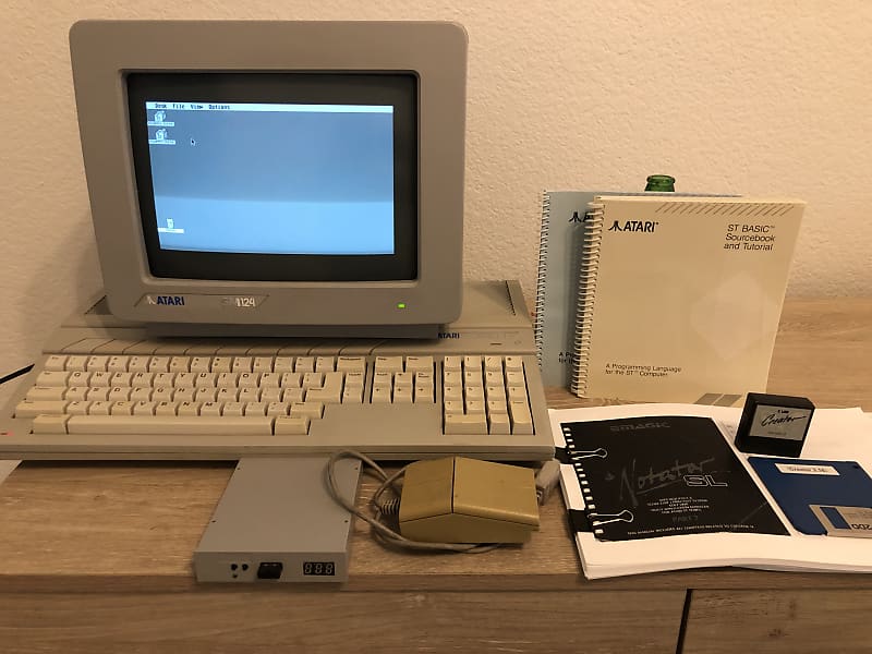 Atari 1040 ST w/ C-LAB Creator MIDI sequencing software | Reverb