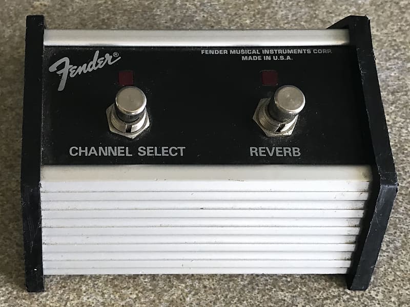 Fender channel select and reverb footswitch | Reverb
