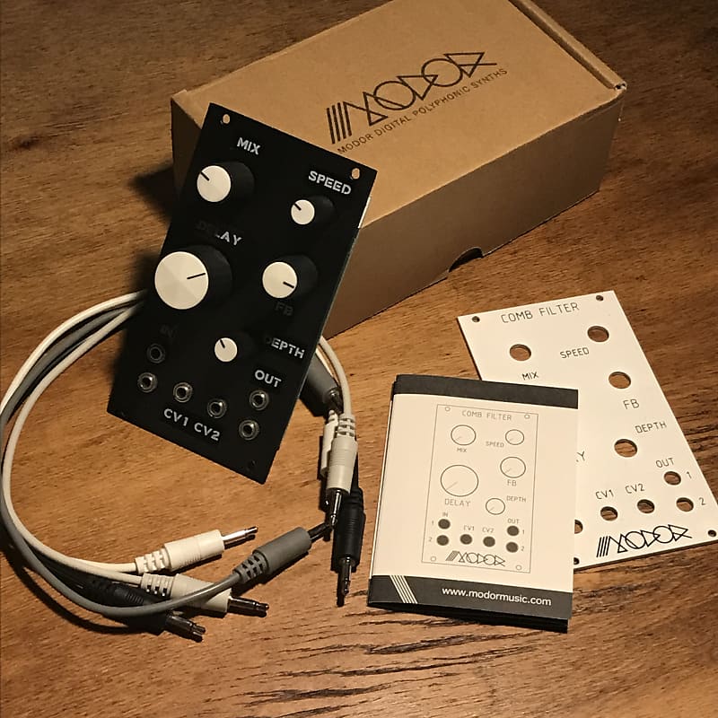 Modor Comb Filter - Custom black panel | Reverb