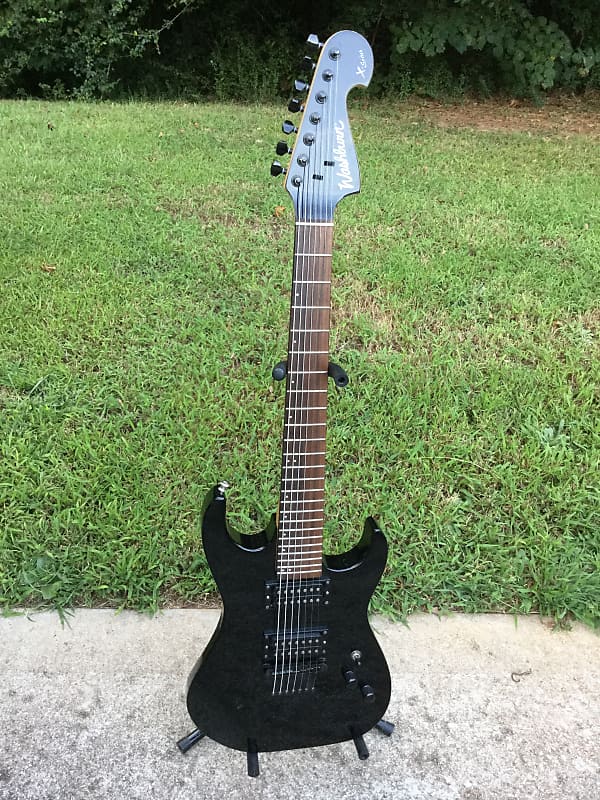 Washburn X27, 7 String, Black | Reverb