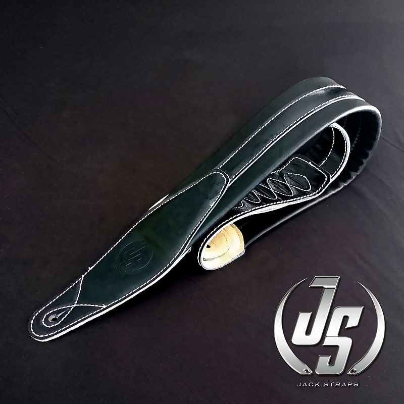Jack Straps 021-01 Leather and Neoprene Guitar/Bass Strap | Reverb