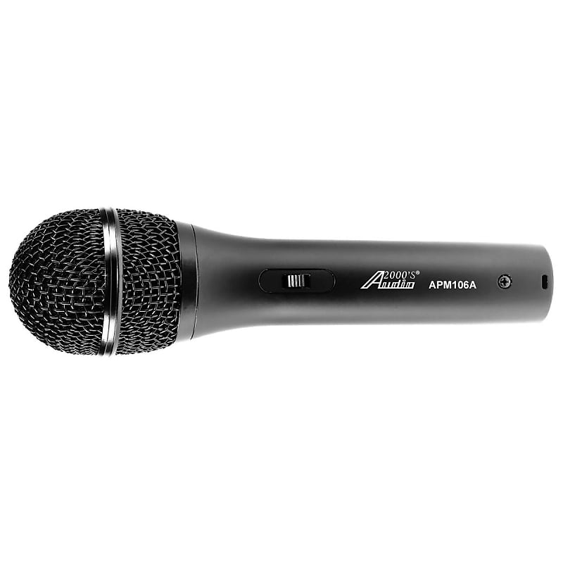 Audio 2000s APM106A Dynamic Microphone with XLR Output and | Reverb