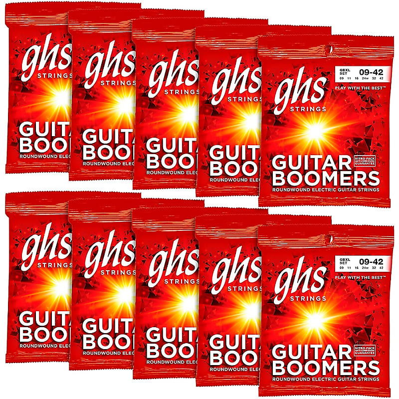 GHS Boomers Extra-Light Electric Guitar Strings 10-Pack | Reverb
