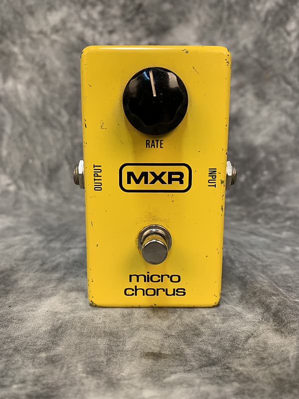 MXR Micro Chorus Vintage Pedal 1980 Yellow | Reverb