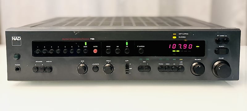 NAD 7100 Monitor Series 7100 AM/FM Stereo Receiver (60 WPC) - | Reverb