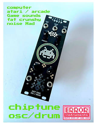 error instruments chiptune oscillator / drume. 2021 black | Reverb