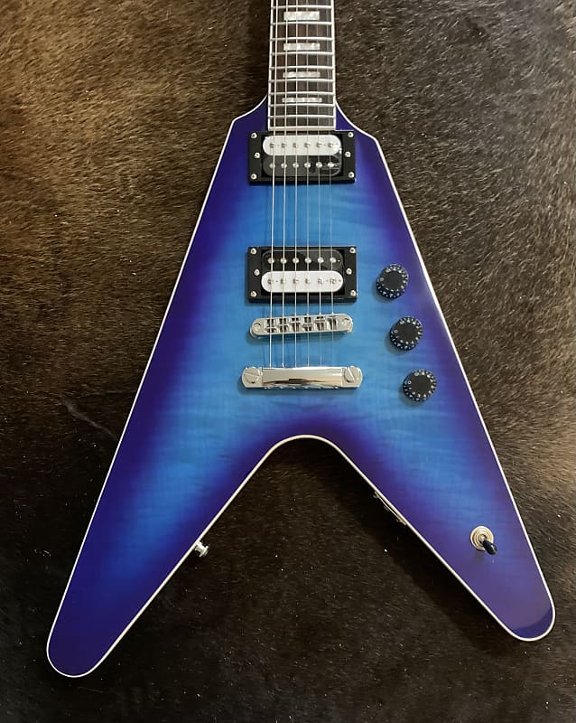 Firefly FFLV Flying V Blueberry 🫐 Flame | Reverb