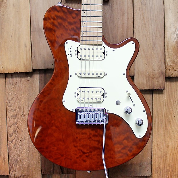 2004 Godin SD-xt HSH in Lightburst Quilted "Leaftop" w/ | Reverb