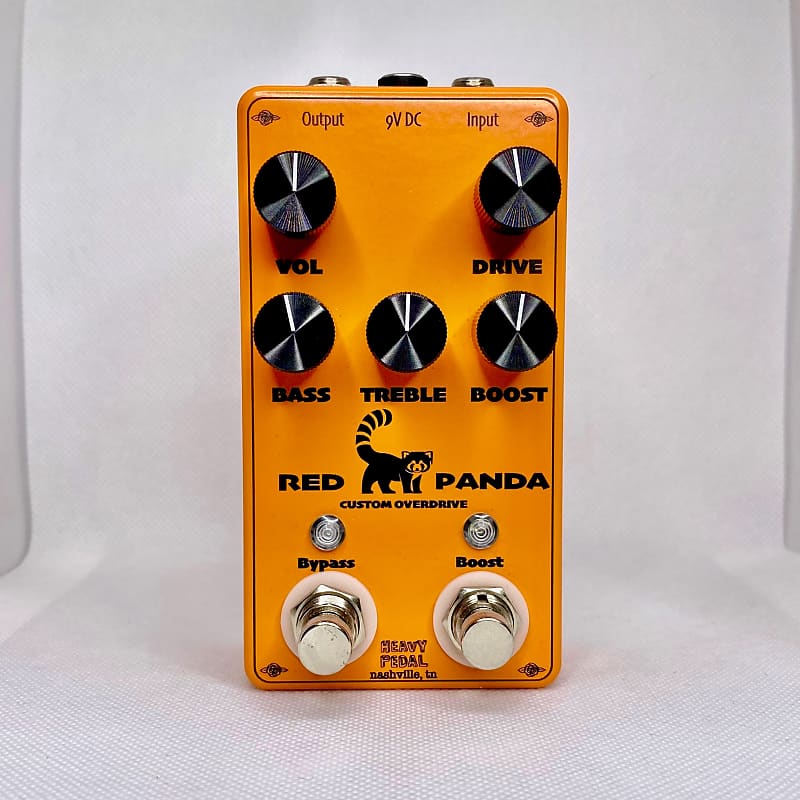Heavy Pedal Red Panda Custom Overdrive + Boost | Hand-Wired | Reverb