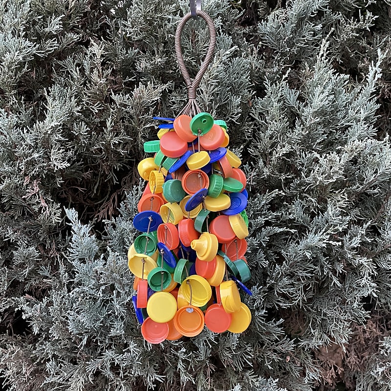 Upcycled Percussion - Extra Large Plastic Bottle Cap & Poker | Reverb