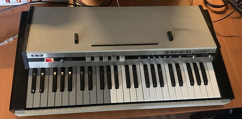 Eko Tiger Junior 70s Vintage Analog Organ Drum Machine Rhythm | Reverb