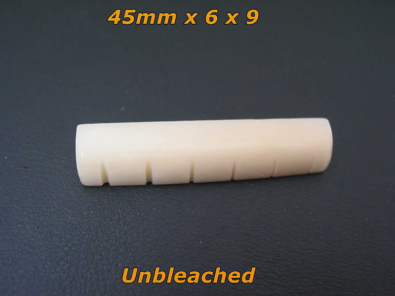 45mm Slotted Unbleached Bone Nut For Some Gibson Martin | Reverb