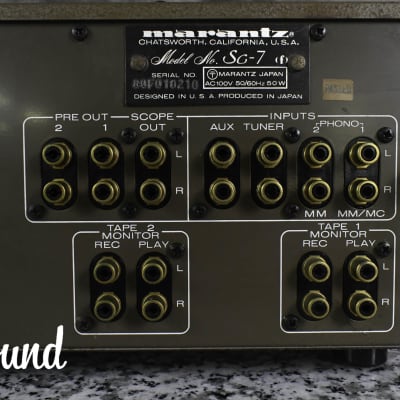 Marantz SC-7 Stereo Control Amplifier (Preamp) in Very Good | Reverb