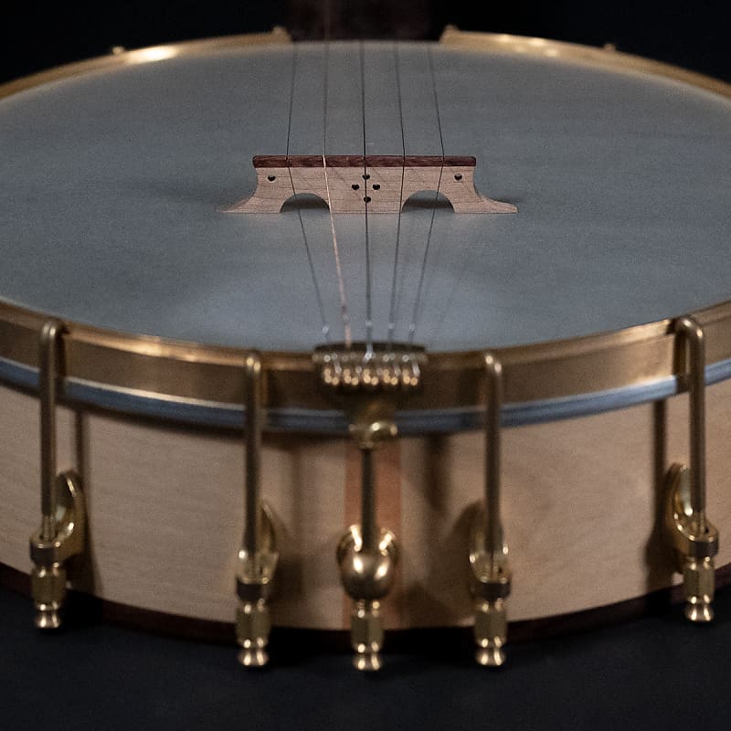 Dogwood 11" Open Back Banjo, Walnut and Holly Rim, Maple Neck | Reverb