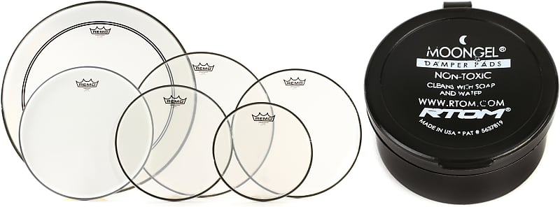 Remo Ambassador Complete Studio 6-piece Drumhead Propack - | Reverb