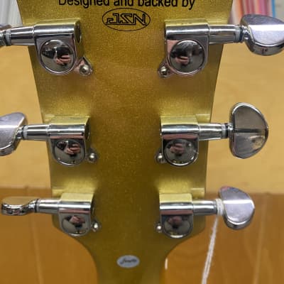 Firefly FFDCS Gold Sparkle Electric Guitar | Reverb