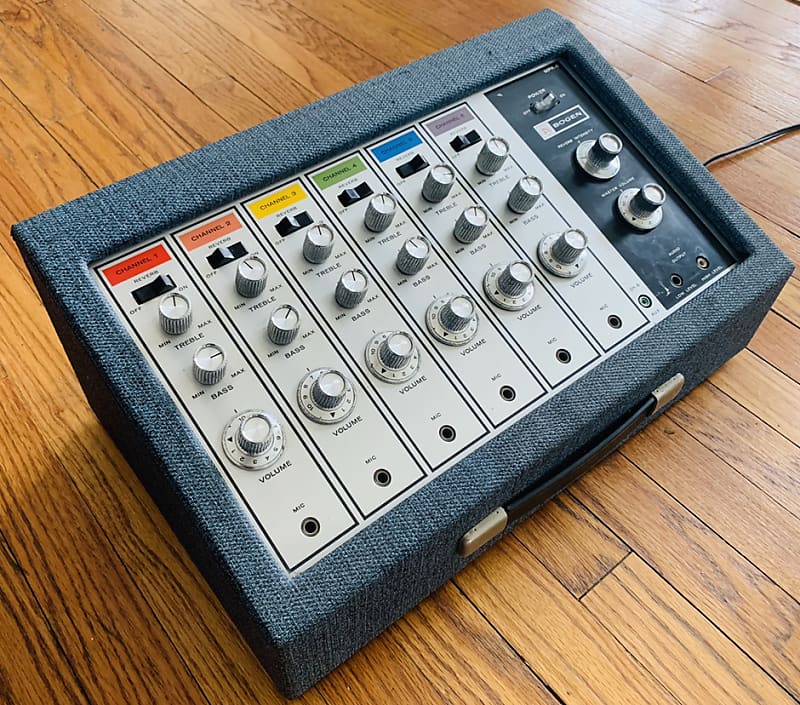Bogen MPR-6 preamp/mixer/spring reverb unit 1960s | Reverb