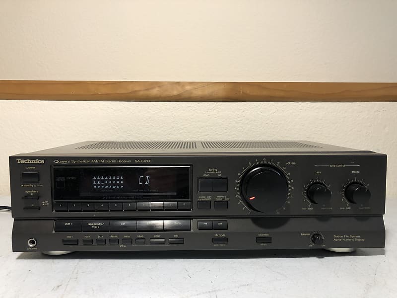 Technics SA-GX100 Receiver HiFi Stereo Vintage Japan Phono 2 | Reverb
