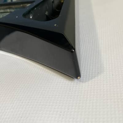 2002 MIJ Jackson RR3 RR Rhoads V Blue Flame Guitar Body Floyd | Reverb