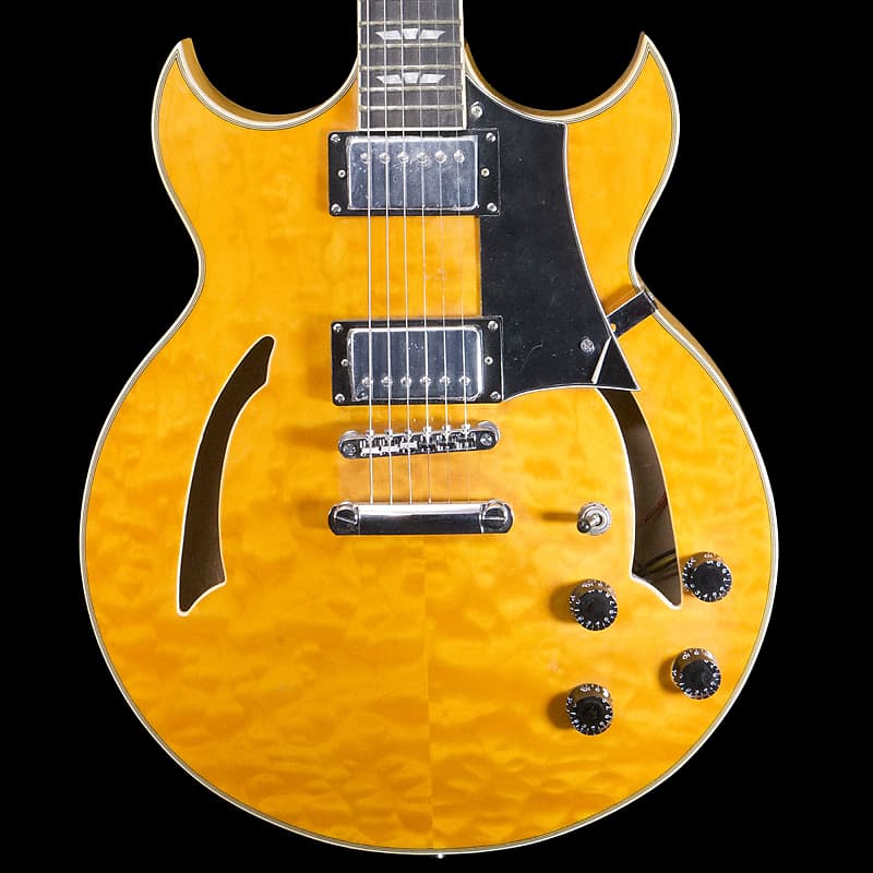 Byron Custom Guitars Semi Hollow - Vintage Amber | Reverb