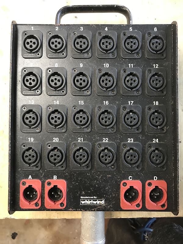 whirlwind medusa 24x4 50' snake stage box | Reverb