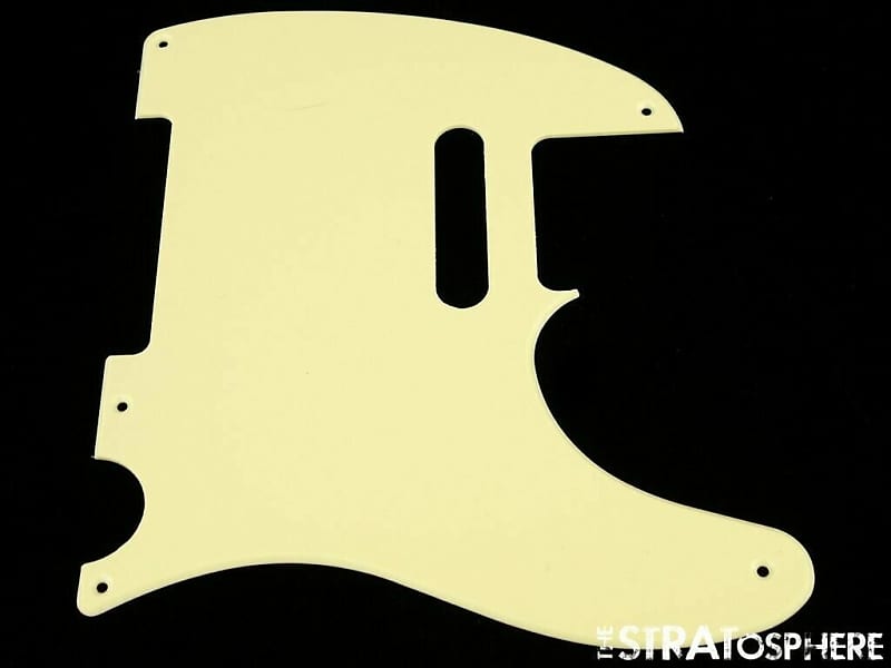 * NEW Cream Telecaster PICKGUARD for Fender USA Vintage Tele | Reverb
