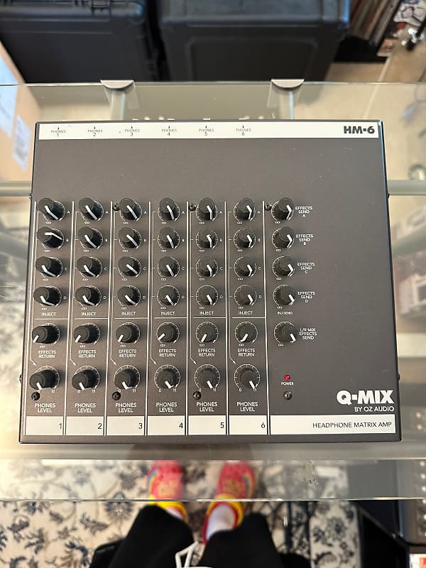 Oz Audio Q-Mix HM-6 Headphone Matrix Amplifier - 1997 | Reverb