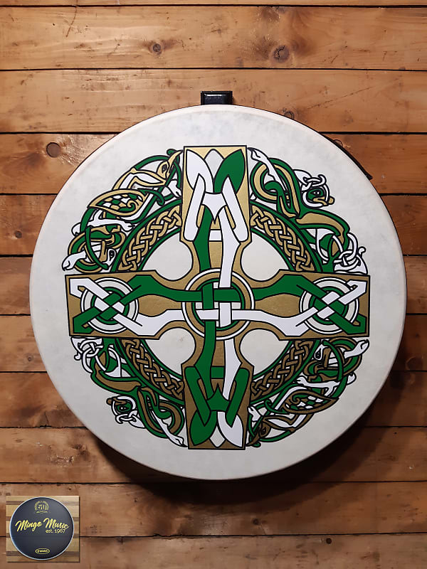 Walton's 18" Bodhran drum Celtic cross | Reverb
