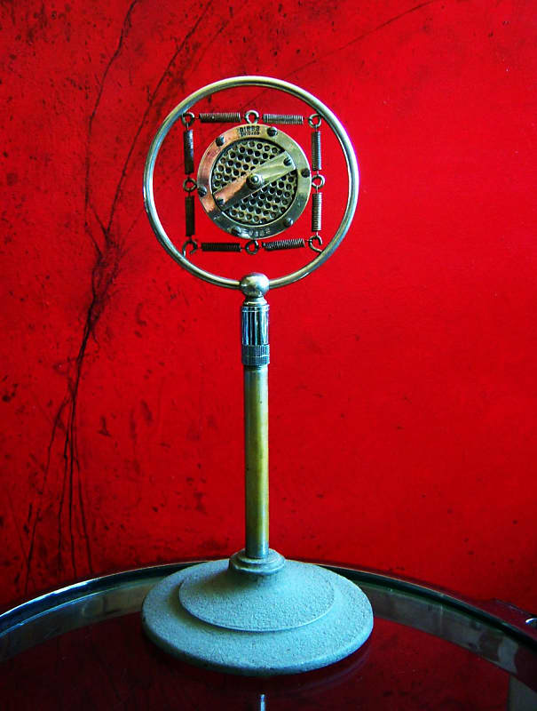 Vintage RARE 1930's Gibbs F122 model carbon Microphone w | Reverb