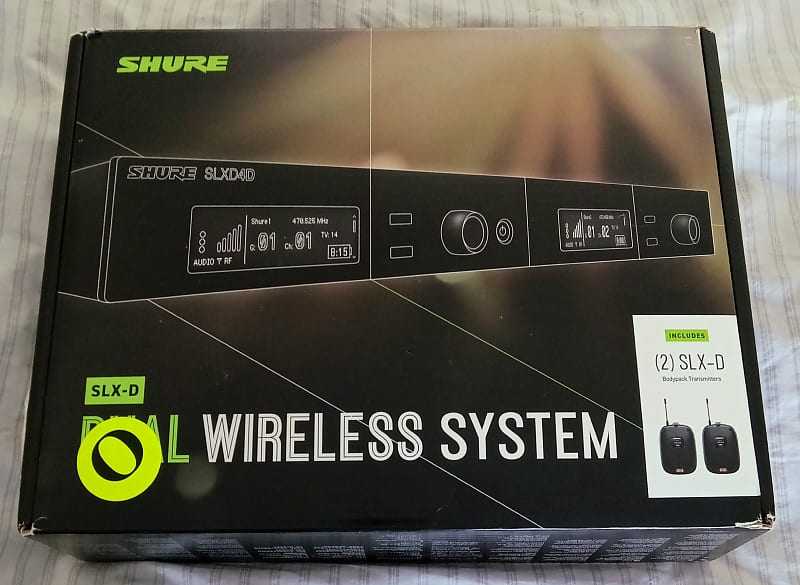 Shure SLXD4D G58 Band Dual Channel Wireless Receiver | Reverb