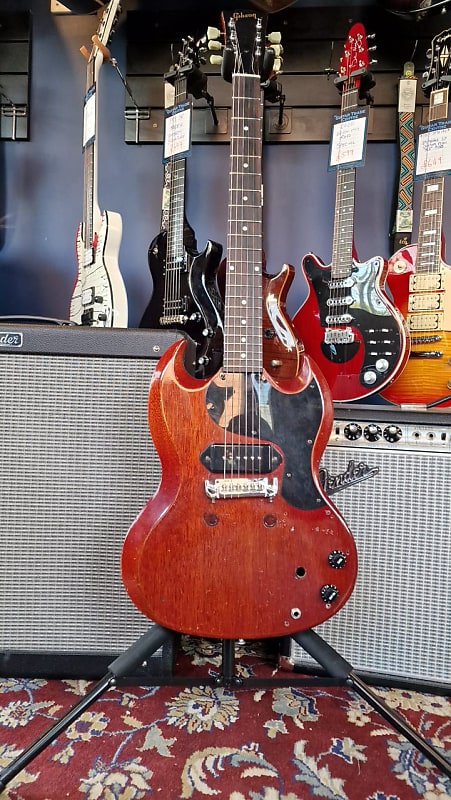 1963 Gibson USA SG Junior in Cherry Red | Reverb