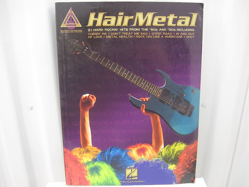 Hair Metal 21 Hits 80s & 90s Sheet Music Song Book | Reverb UK