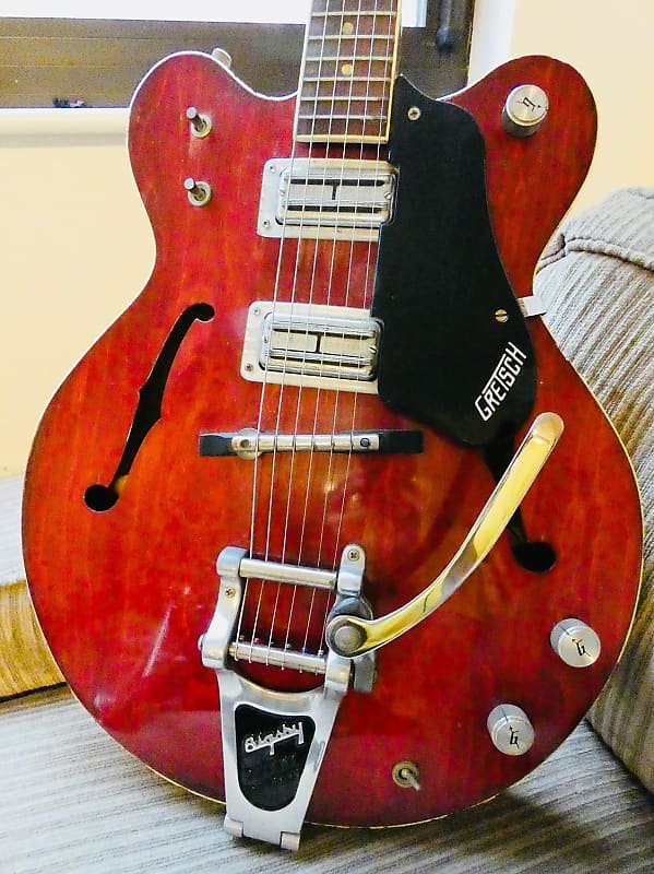 Gretsch Streamliner 1969 Red Hollow Body Vintage | Reverb