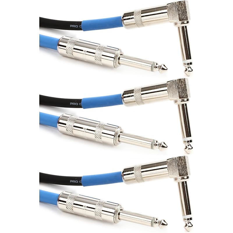 Pro Co EGL1.5 Excellines Straight to Right Angle Patch Cable | Reverb
