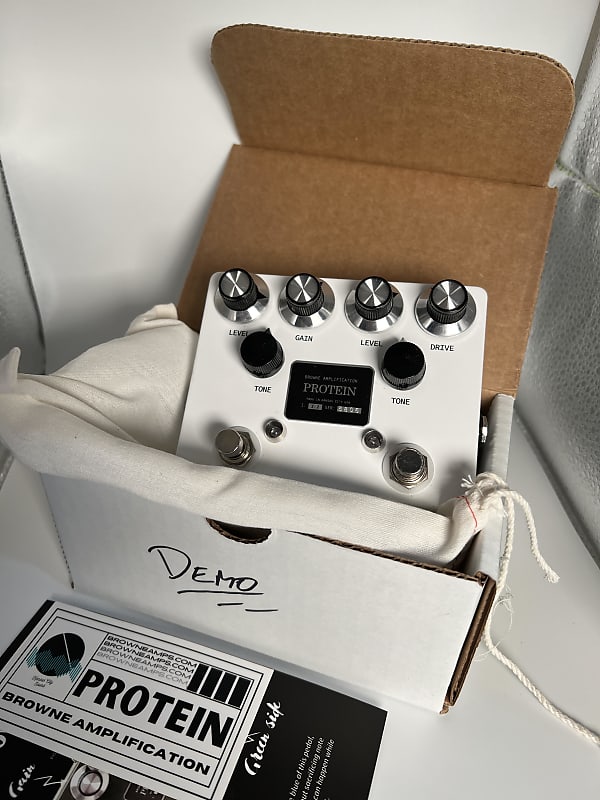 Protein Dual Overdrive V2 - B-STOCK Blem - White | Reverb