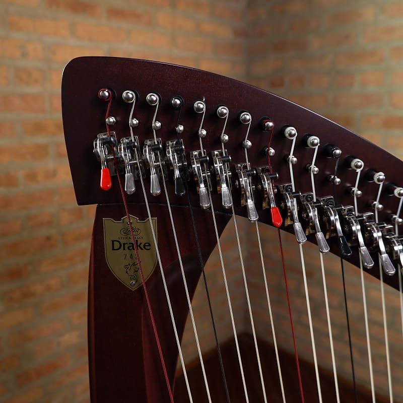 Lyon & Healy Drake - Student Lever Harp - Mahogany | Reverb