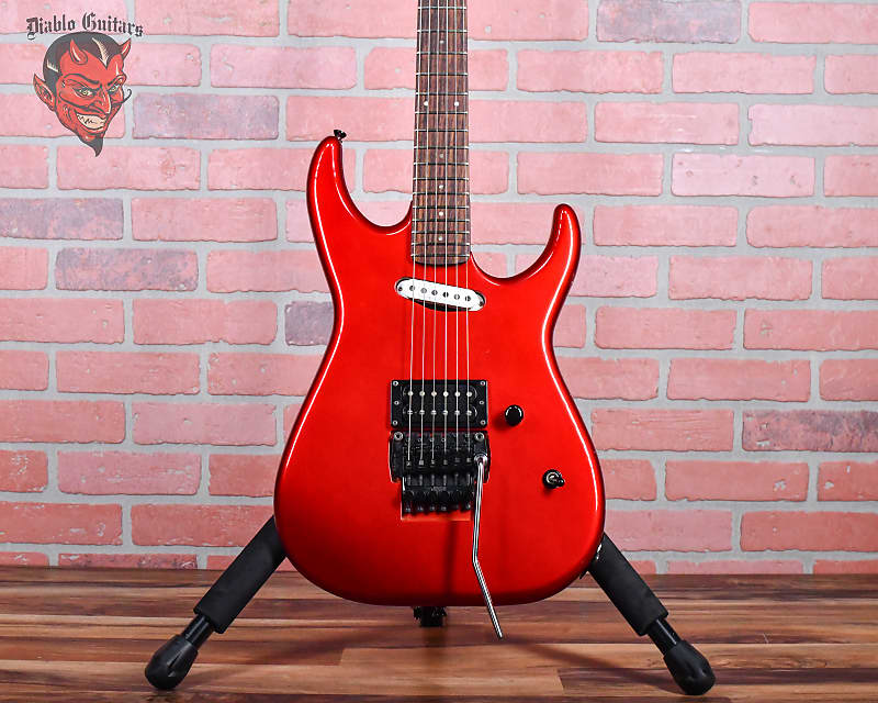 ESP M-1 Candy Apple Red Japan 1992 w/Hardshell Case | Reverb