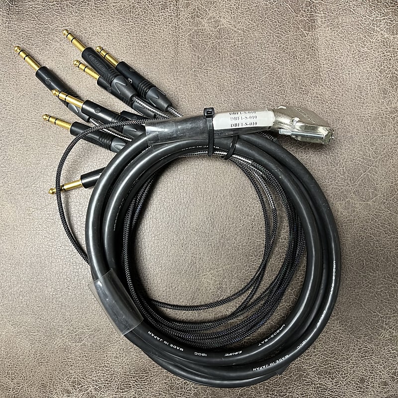Whirlwind DBF1-S-010 10ft 8ch snake DB25 To TRSM Fanout | Reverb