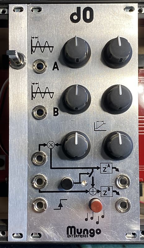 Rare Mungo d0 Dual Channel Delay with Zoom Eurorack modules | Reverb
