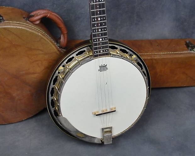 1970's Alvarez Deluxe Banjo, 5-string with Case, Made in | Reverb