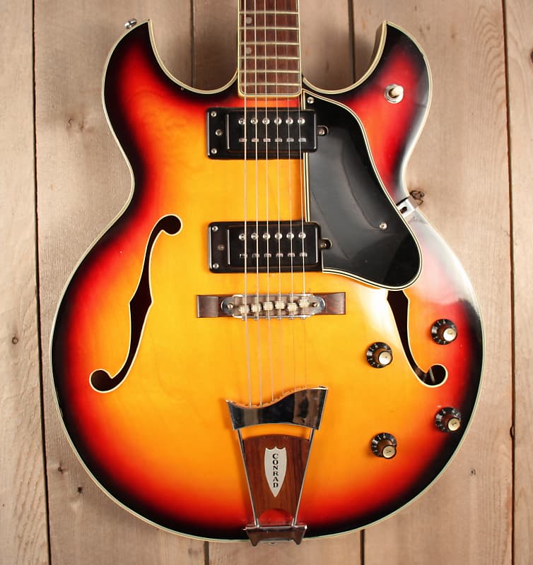 Rare Conrad Hollow Body Electric 12 String Guitar model 40100 | Reverb