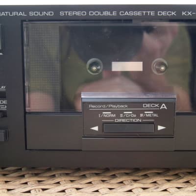 Vintage 80s Yamaha KX-W500 dual cassette deck, in original | Reverb
