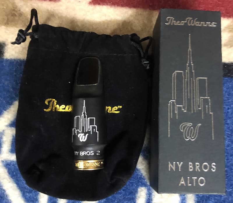 Theo Wanne NY Bros 2-7 Alto Sax Mouthpiece 2022 - Hard Rubber | Reverb