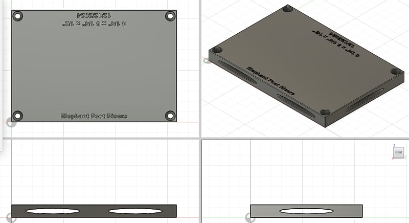 Elephant Foot Risers Custom Blocks for Matt B | Reverb UK