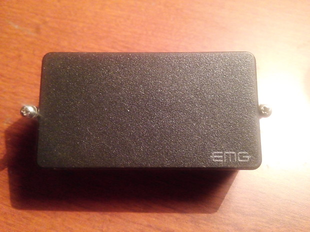 EMG 81 Black with volume, output jack, battery clip and wires | Reverb